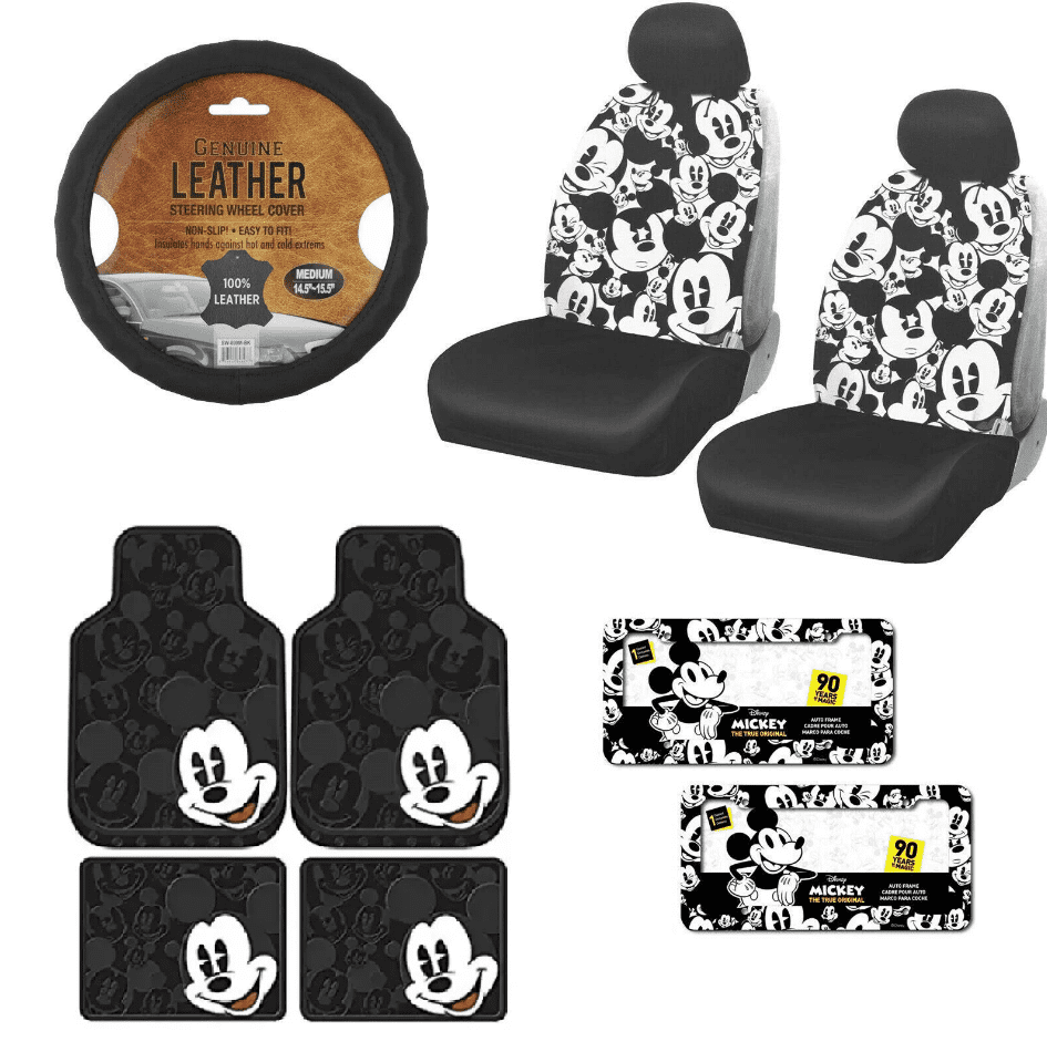 Disney 13pc Mickey Mouse Car Truck Front Rear Vinyl Rubber Floor Mat ...