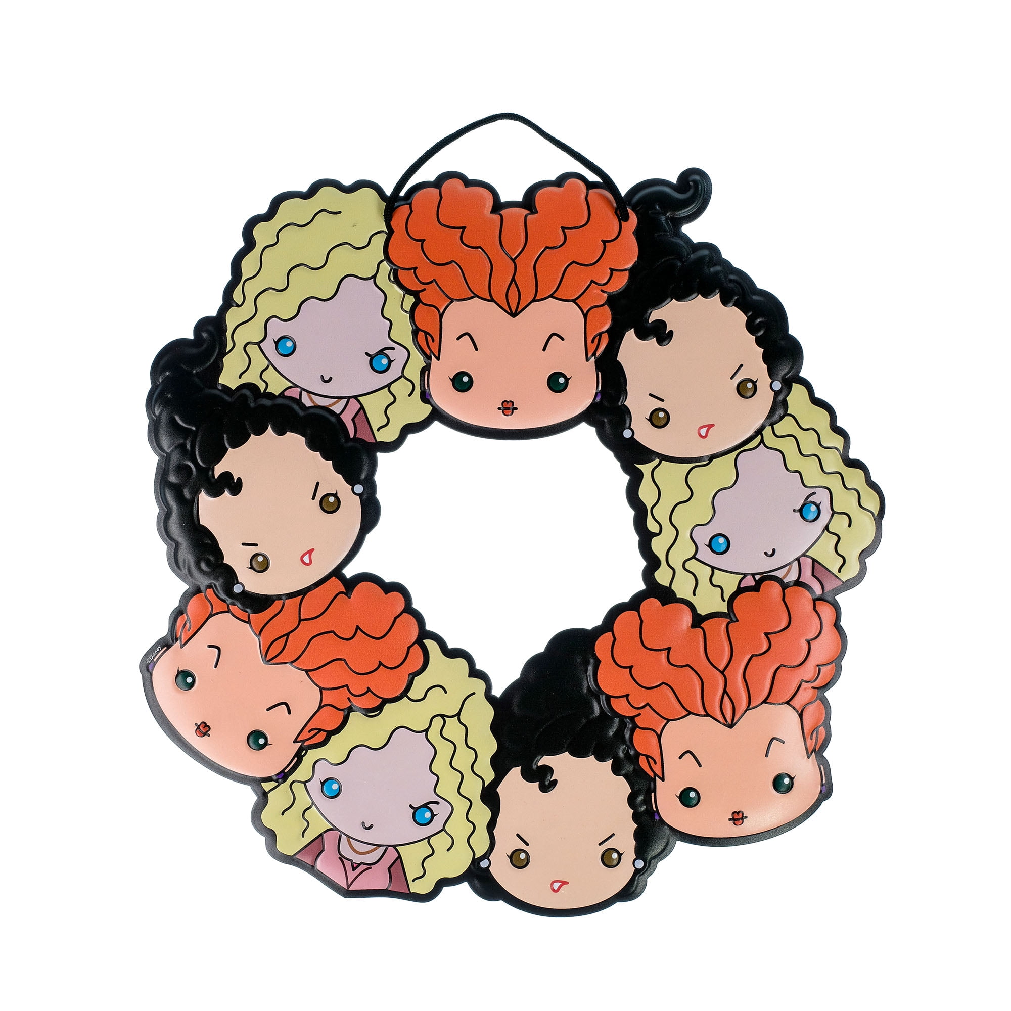 Halloween 15" Hocus Pocus Wreath - Walmart.com