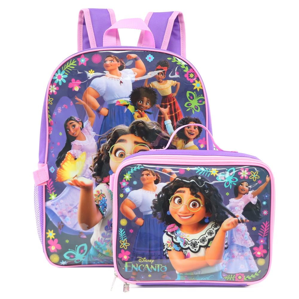 Disney 16' Full Size Encanto Backpack Lunchbox Set Bookbag School Set ...