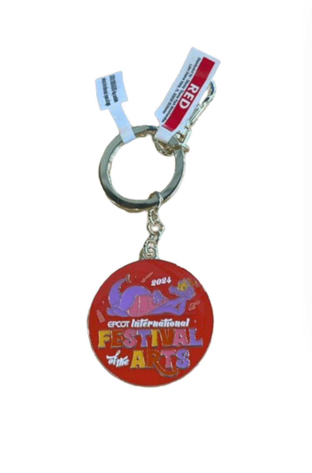 Disney 2024 Festival of Arts Figment Metal Round Keychain New with Tag ...