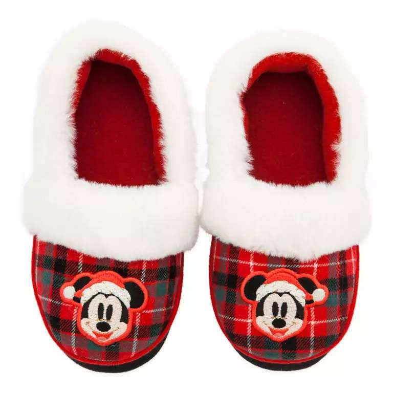Disney 2024 Holiday Mickey Mouse Holiday Slippers (Kids 13/1) - Walmart.com