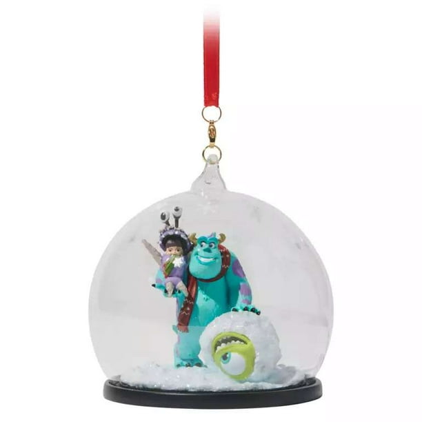 Disney 2024 Holiday Monsters, Inc. Glass Globe Sketchbook Ornament ...