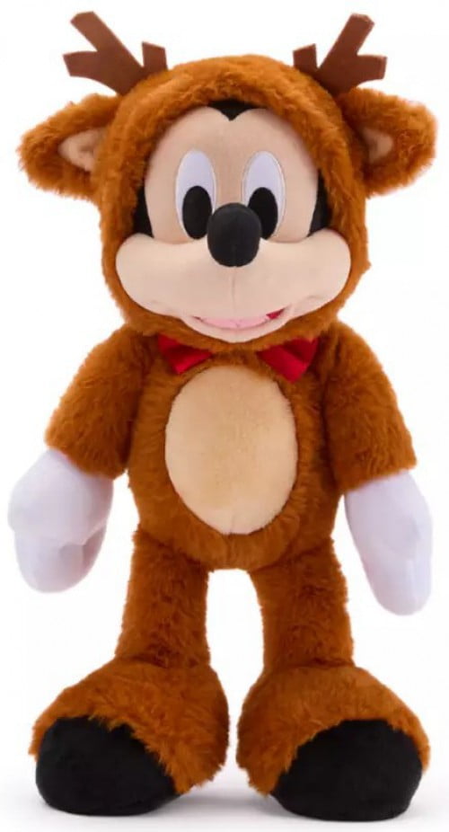 Disney 2025 Christmas Mickey Mouse Plush (Reindeer) - Walmart.com