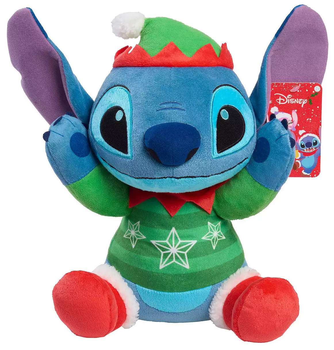 Disney 2025 Holiday Stitch Plush [Elf Costume] - Walmart.com