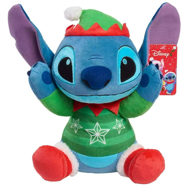 Disney 2025 Holiday Stitch Plush [Elf Costume] - Walmart Business Supplies
