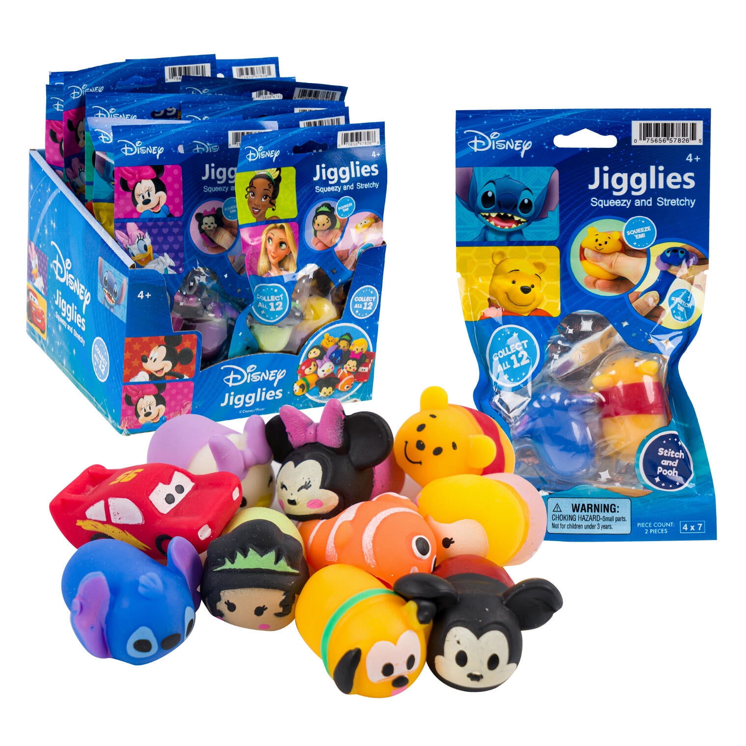 Disney Squeezy and Stretchy Kids Toy Multicolor, 2 Count - Walmart.com