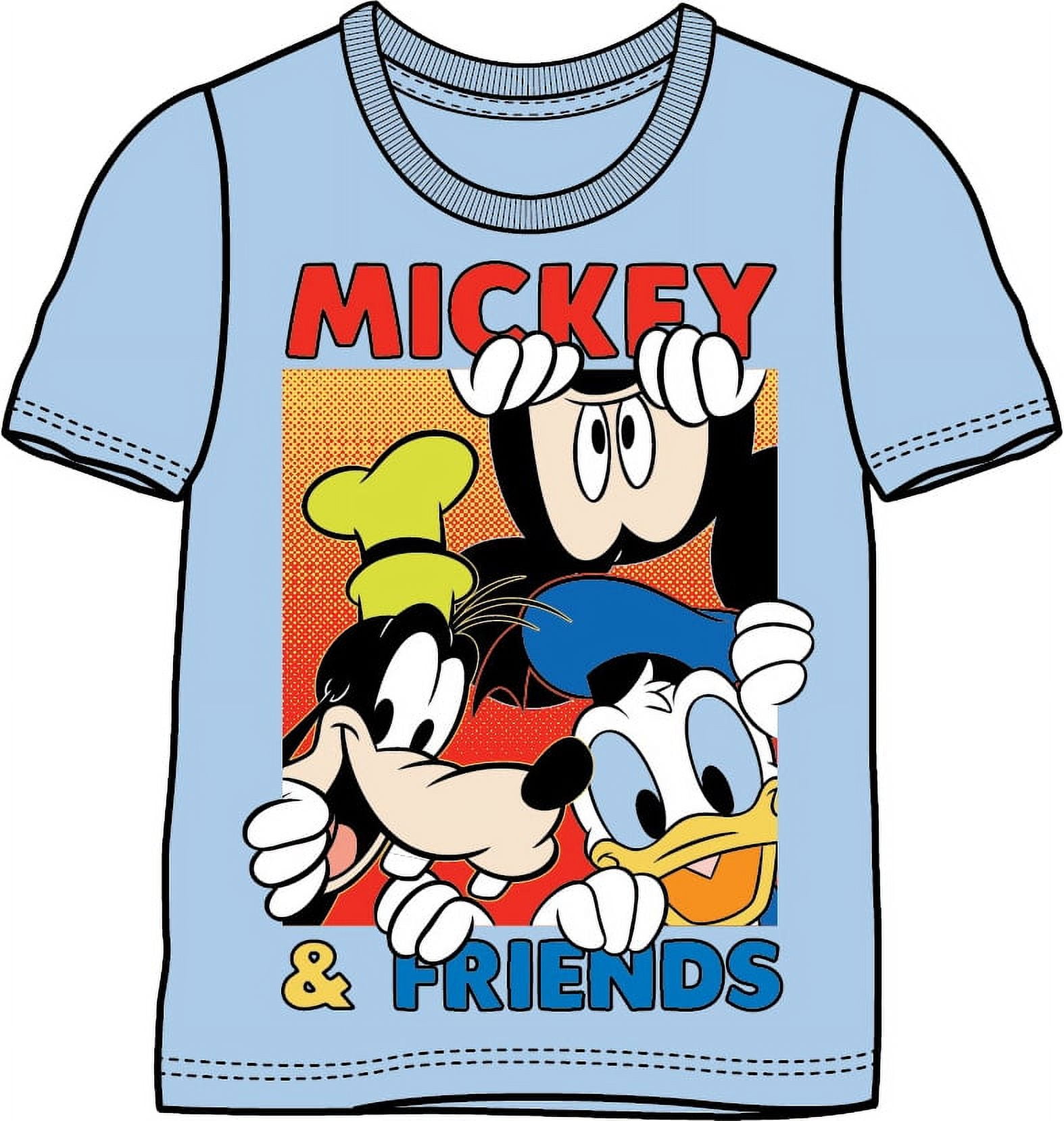 Disney 2t Skybl Tee Mickey Friends Box - Walmart.com