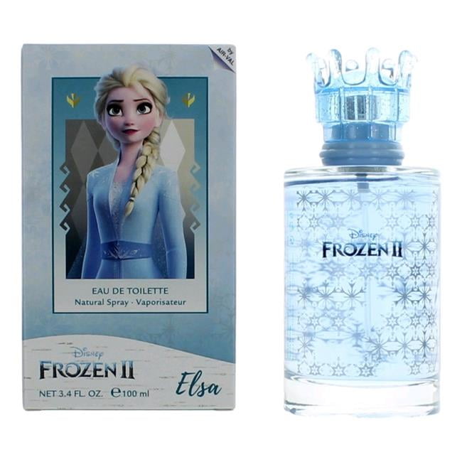Disney 3.4 oz Frozen II Elsa Eau De Toilette Spray for Girls by Disney ...