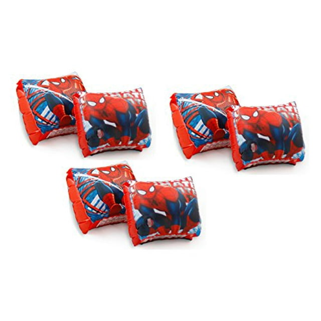 Disney 3-Pack Marvel Spider-Man Swimming Pool Inflatable Arm Floats ...