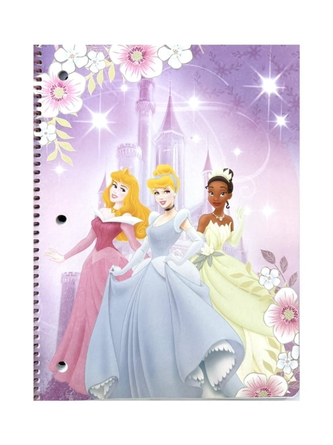 Disney 3 Princesses Spiral Notebook, 50 Pages - Walmart.com