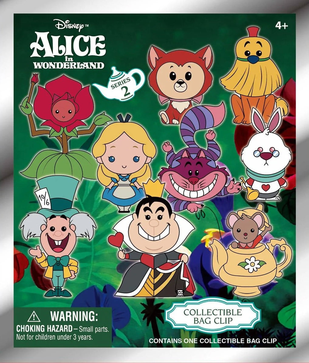 Disney 3D Figural Keyring Alice in Wonderland Series 2 Mystery Pack (1 ...