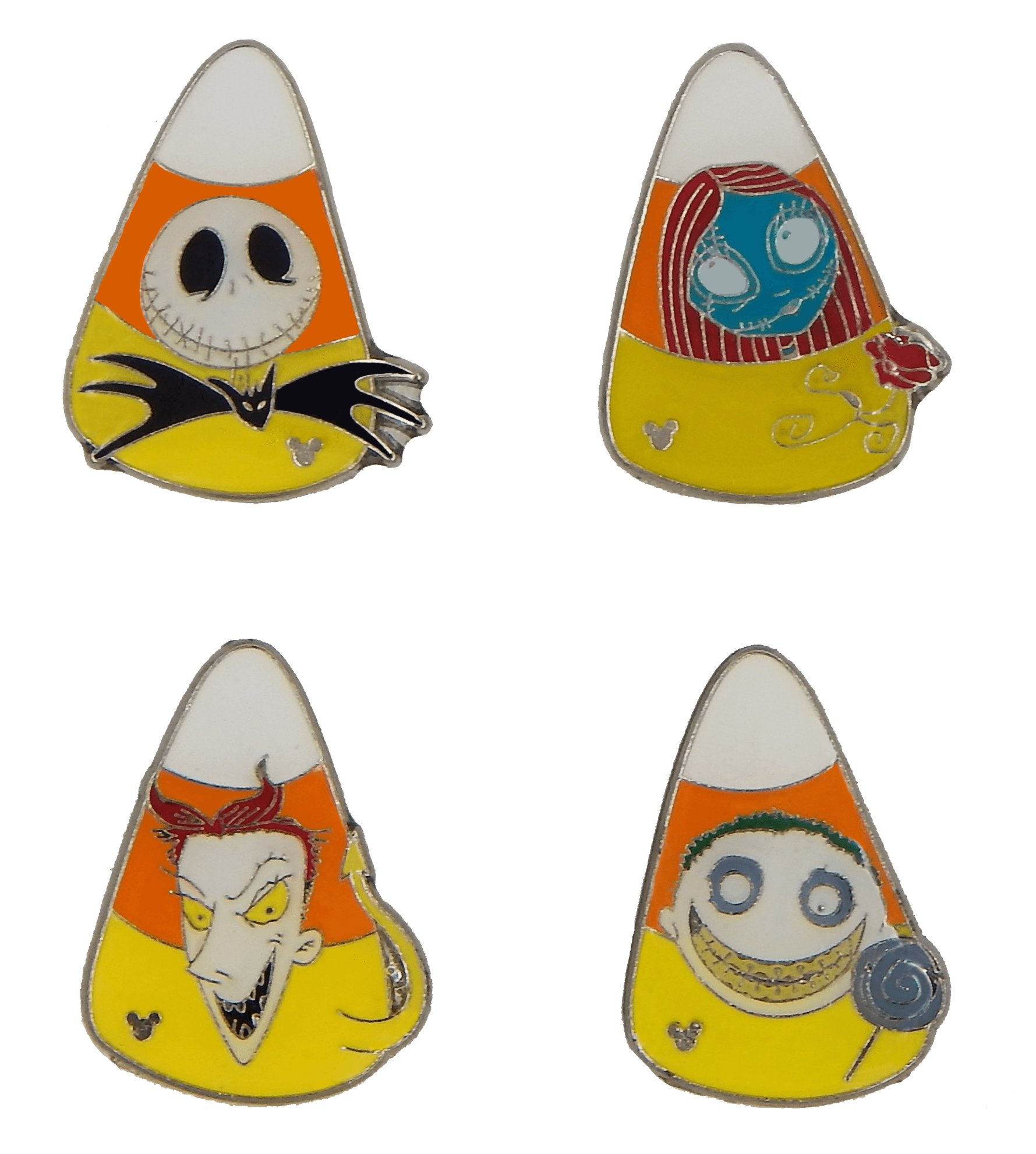 Disney 4 Candy Corn Pin Set Nightmare Before Christmas Disney Park ...
