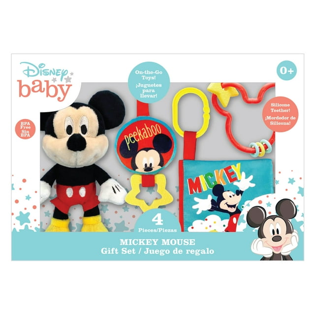 Disney 4 Piece Mickey Mouse Gift Set - Walmart.com