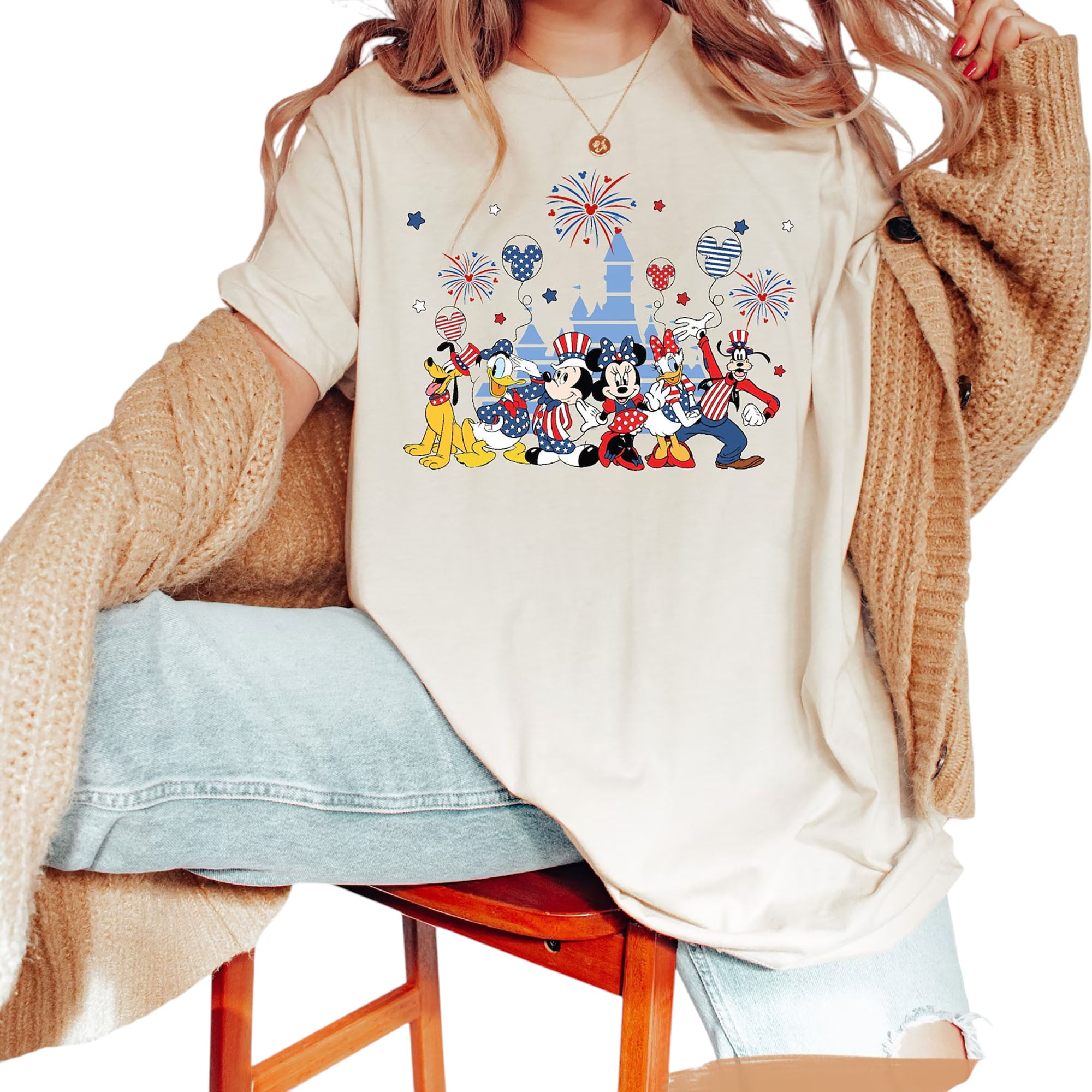 Disney 4th of July Patriotic T-Shirt - Magic Kingdom Mickey Mouse ...