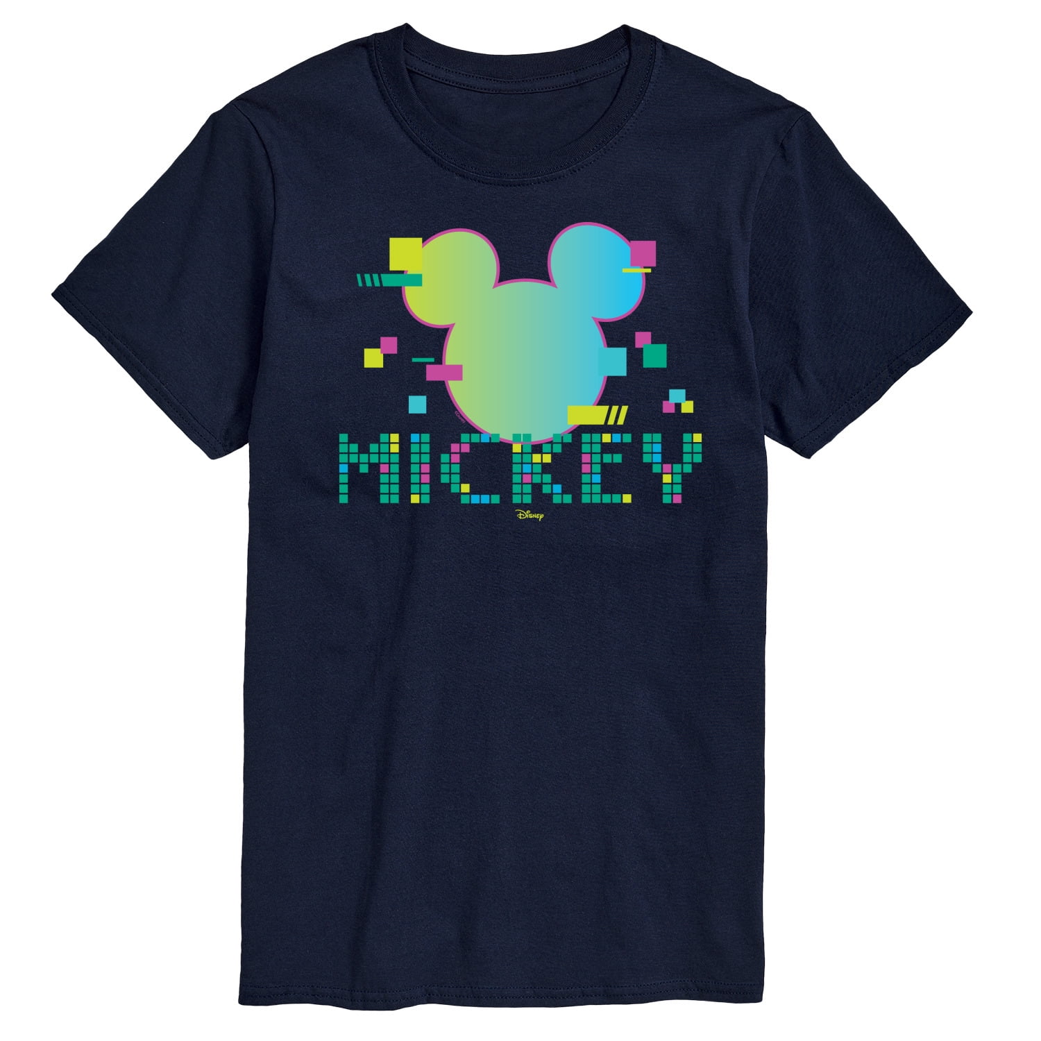 Disney - 8 Bit Mickey - Men's Short Sleeve Graphic T-Shirt - Walmart.com