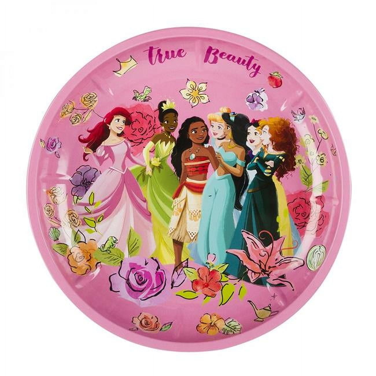 Disney 858340 10 in. Disney Princesses Floral Serving Bowl - Walmart.com