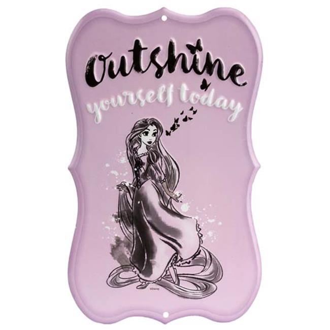 Disney 90162108-S Rapunzel Embossed Tin Sign - Walmart.com