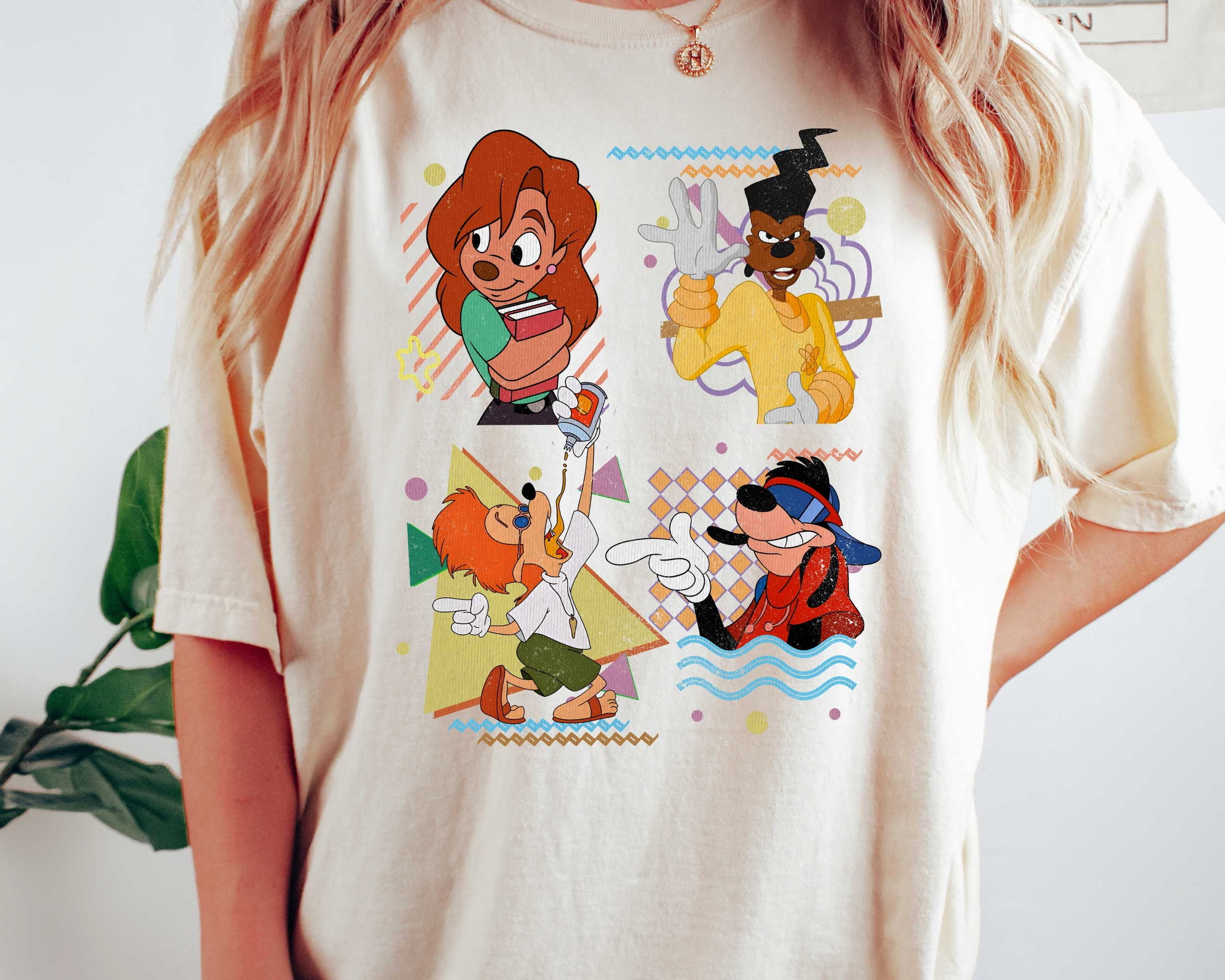 Disney A Goofy Movie Characters Vintage 90s Inspired Tee - Retro ...