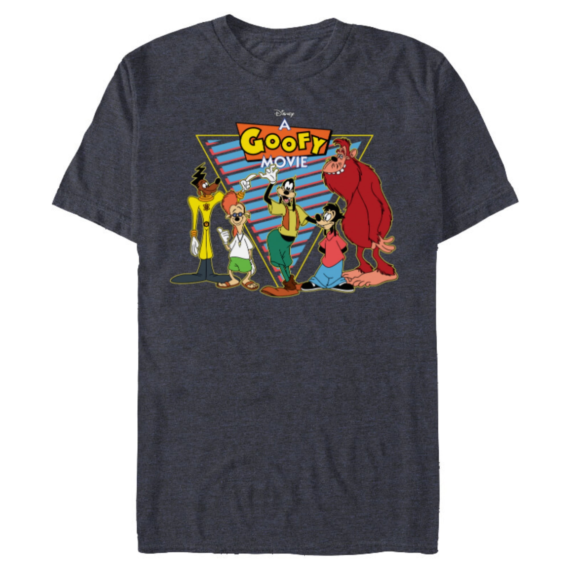 Disney A Goofy Movie Crew 90s - Short Sleeve Blended T-Shirt for Adults ...