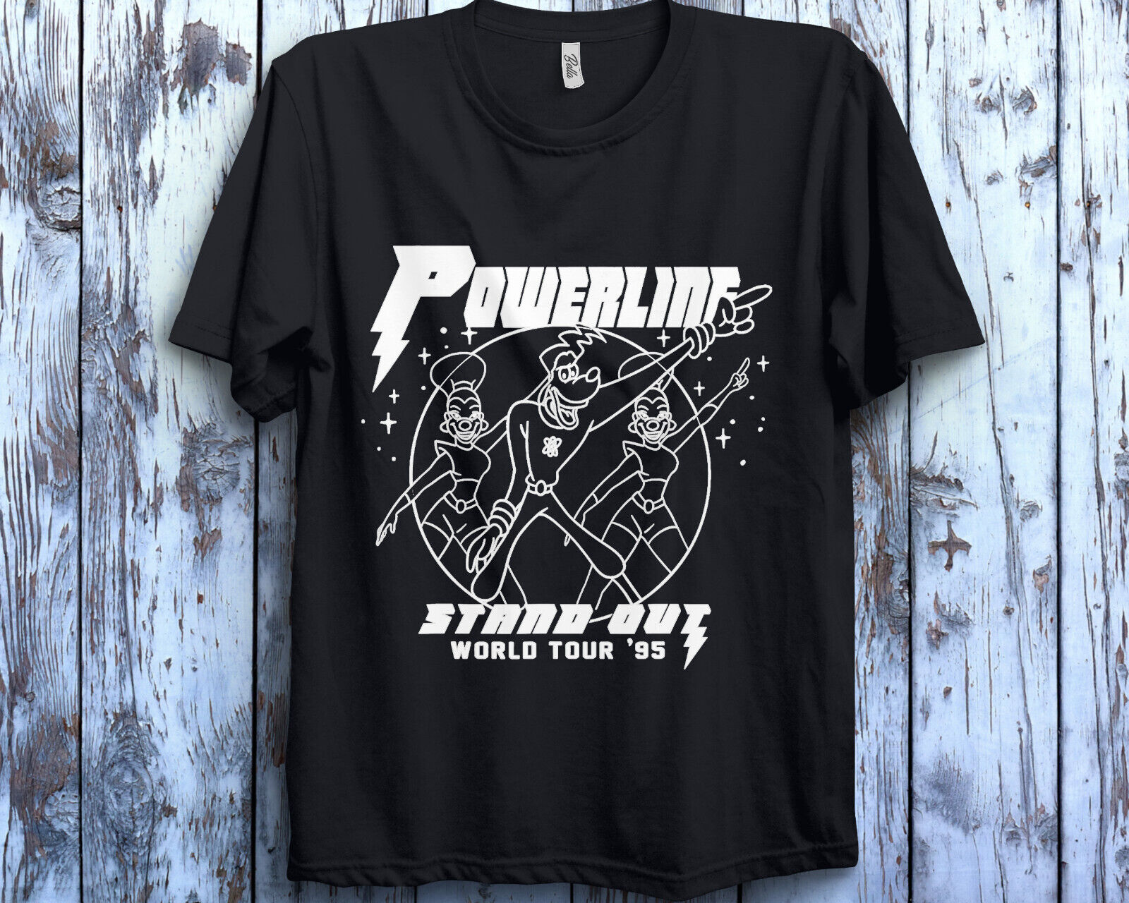 Disney A Goofy Movie Powerline World Tour Unisex Adult T-shirt Kid Tee ...