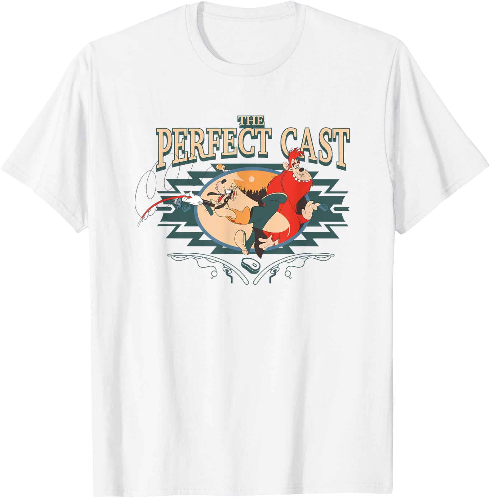 Disney A Goofy Movie The Perfect Cast Goody Bigfoot Poster T-Shirt ...