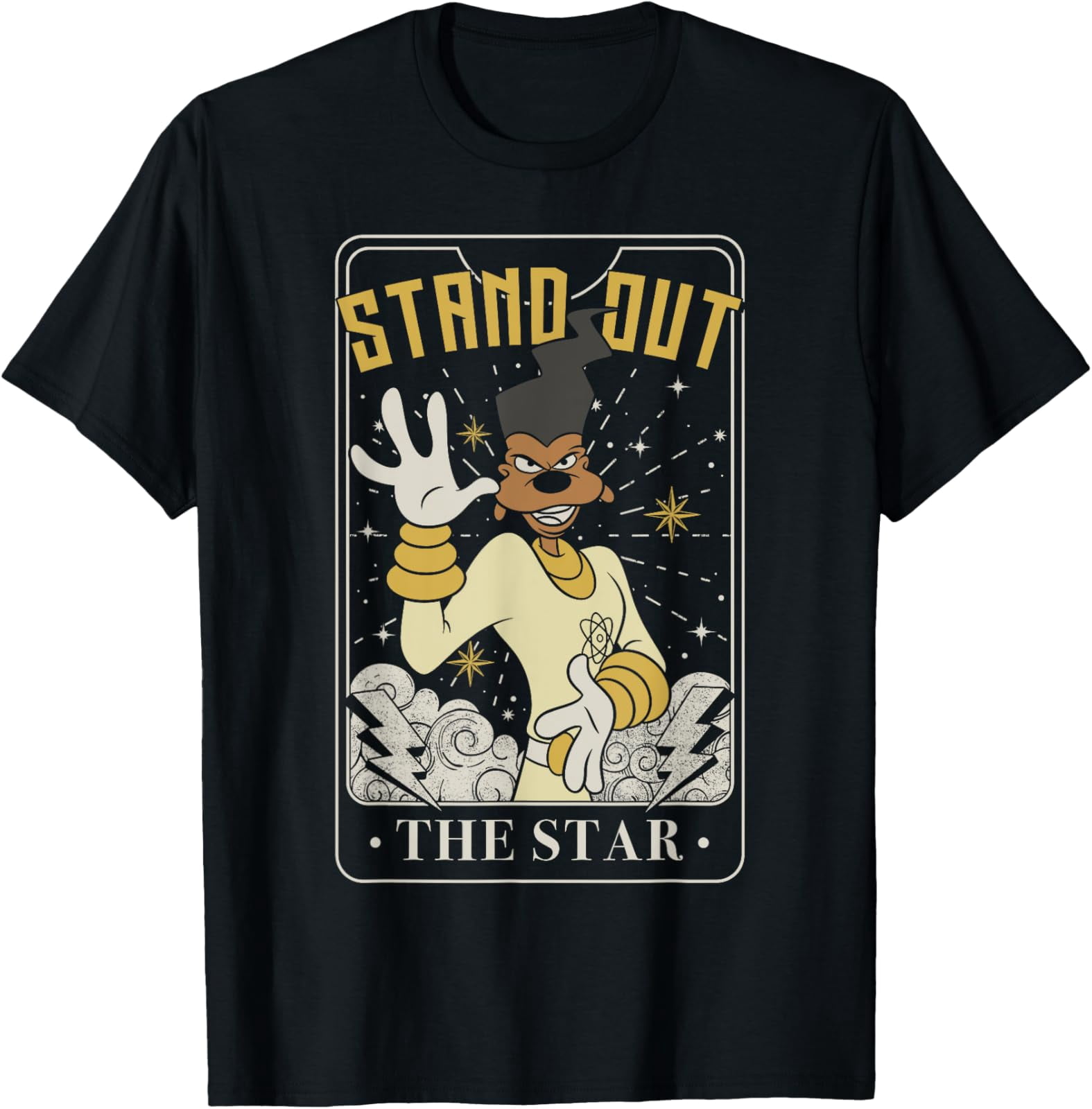 Disney A Goofy Powerline Tarot Movie Stand Out The Star T-Shirt ...