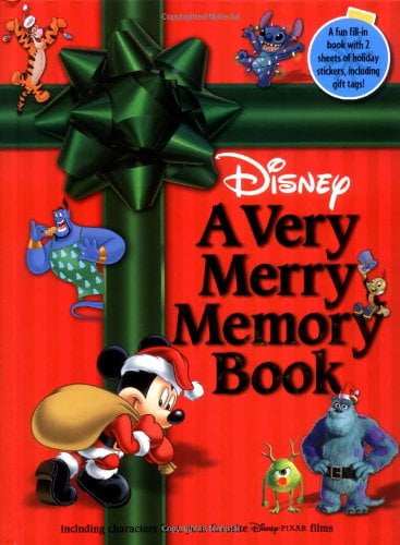 Pre-Owned Disney: A Very Merry Memory Book - Walmart.com