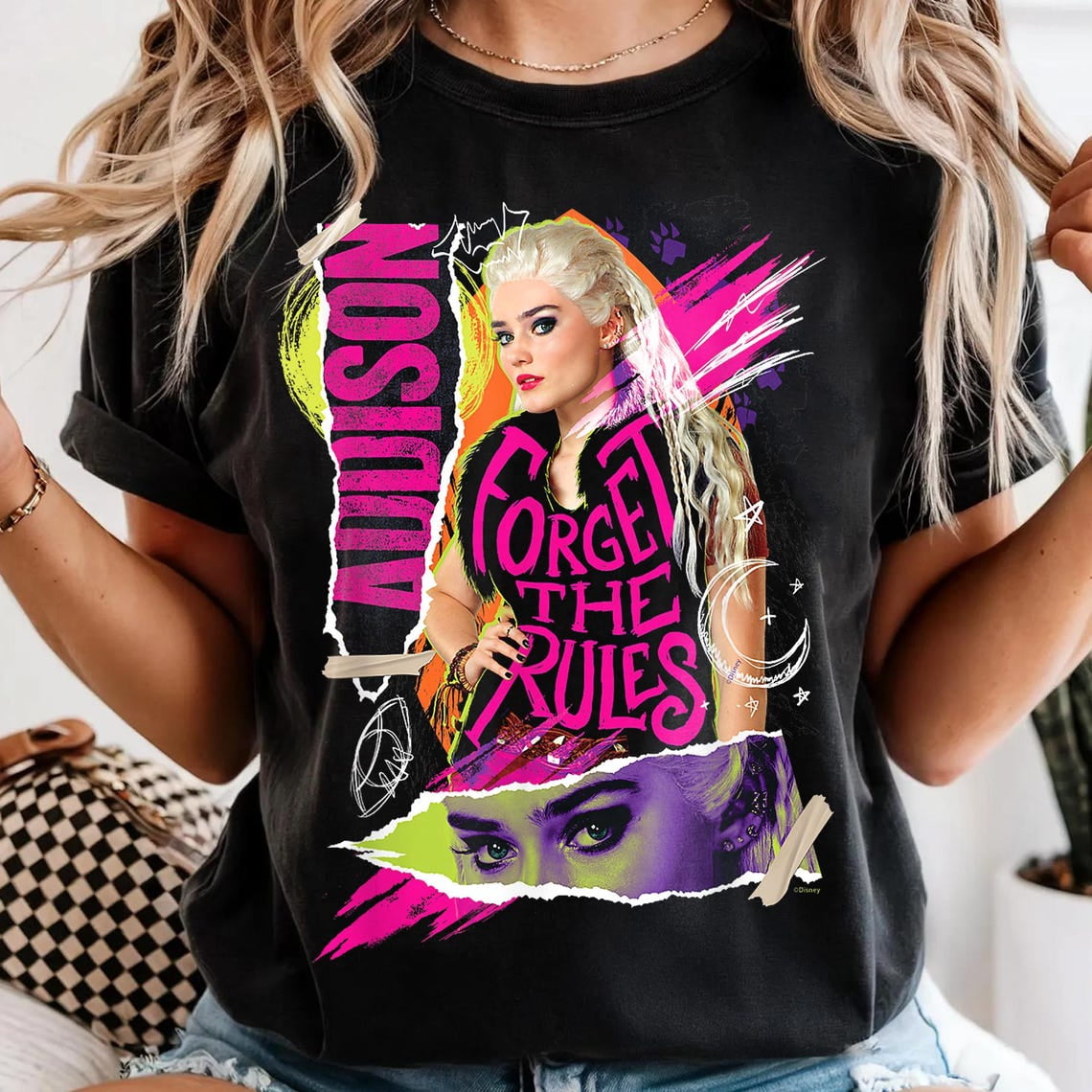 Disney Addison Forget The Rules T-shirt, Halloween Disney Channel ...