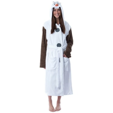 Disney Womens Robe Adult Bathrobe Holiday Loungewear, White, Size: S/M ...