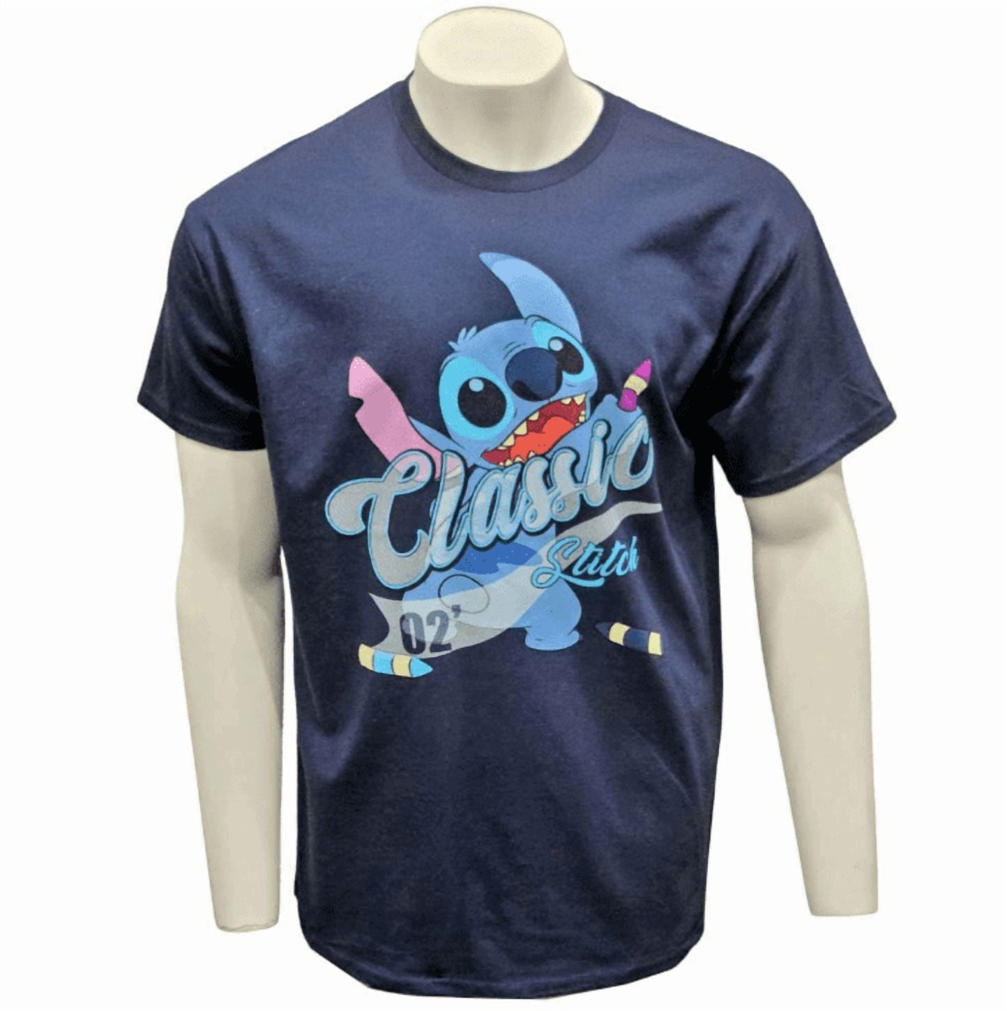 Disney Adult Shirt - Classic Stitch '02 Tee - Walmart.com