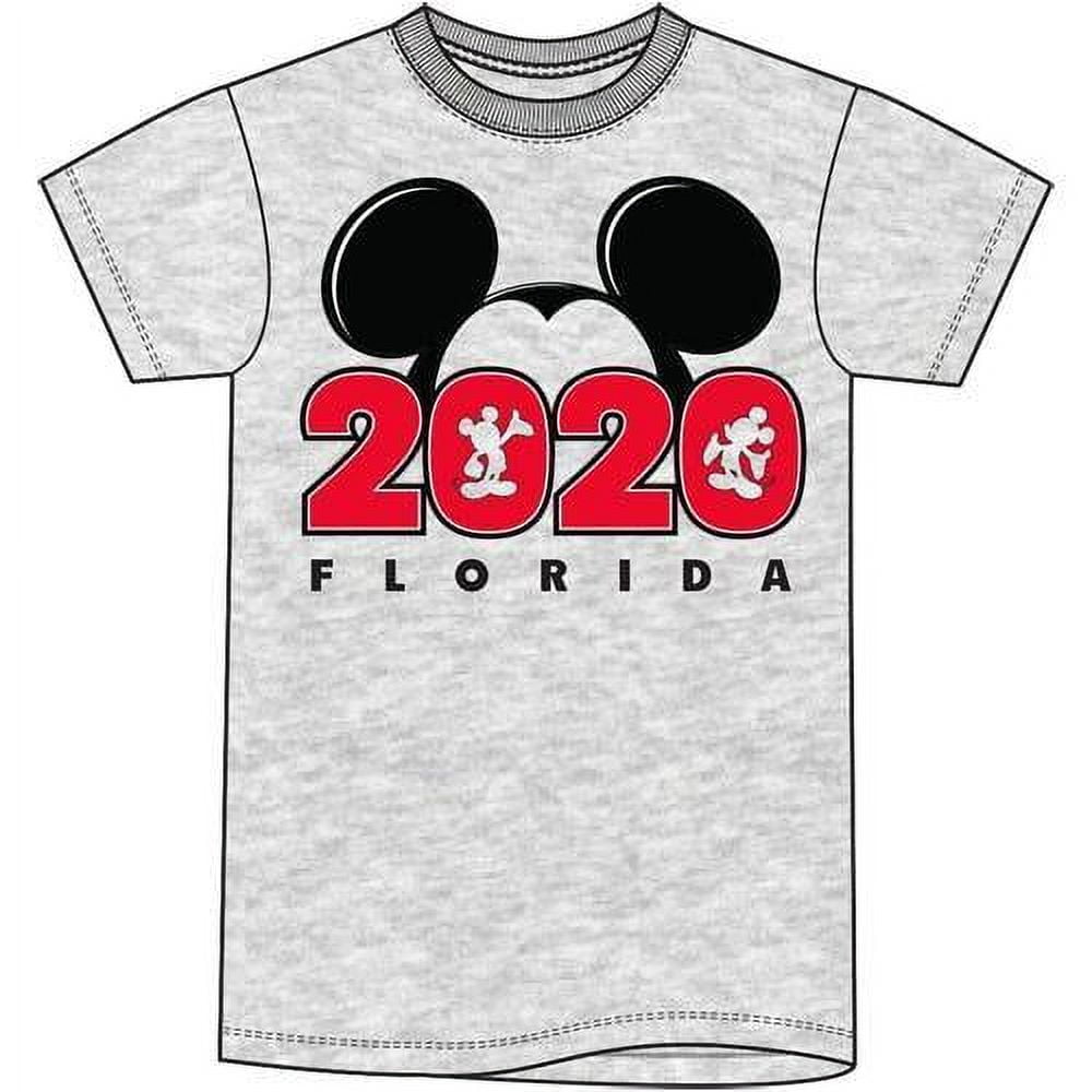 Disney Adult Unisex T Shirt 2020 Mickey Silo, Gray - Walmart.com