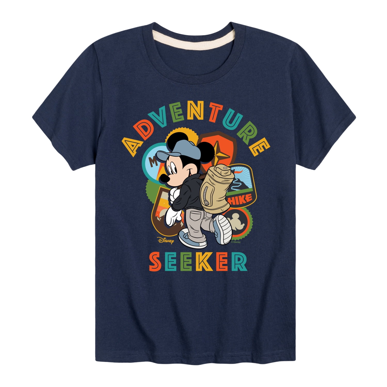 Disney - Mickey Mouse - Adventure Seeker - Hike - Youth Short Sleeve ...