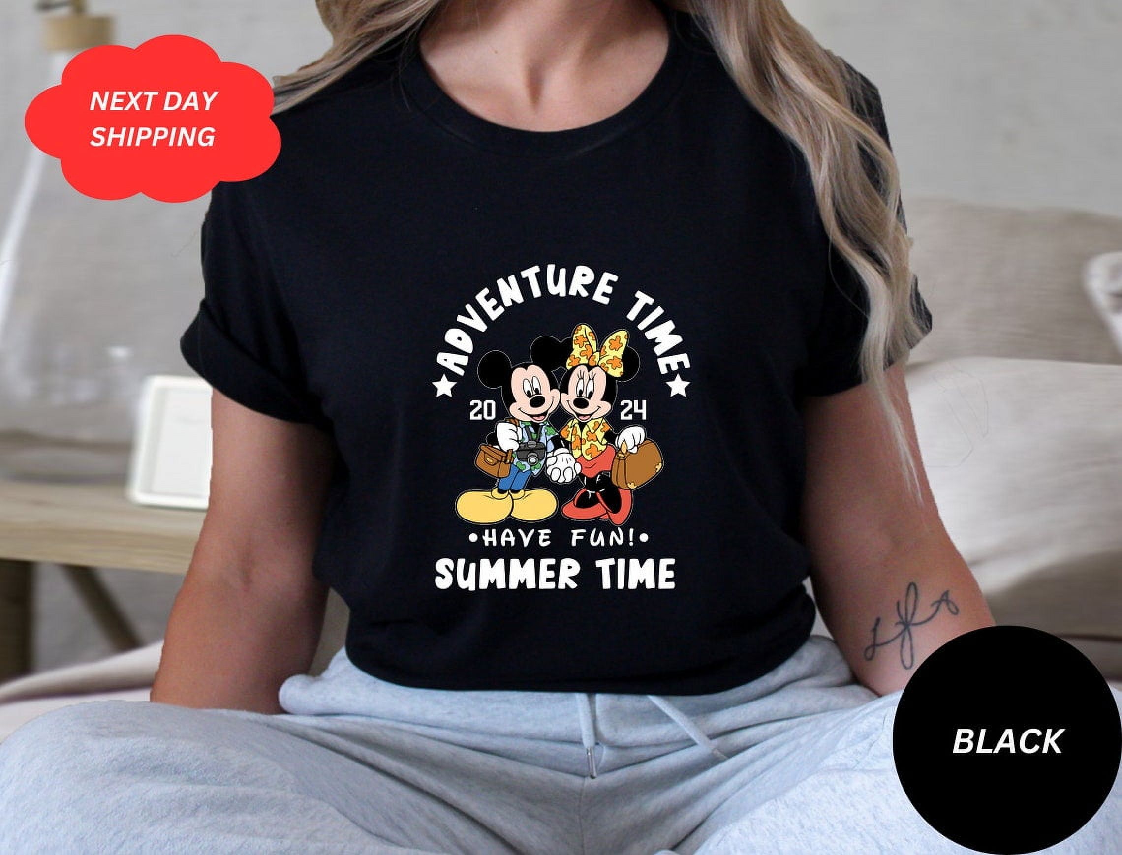 Disney Adventure Time Have Fun Summer Time Shirt, Mickey And Minnie ...