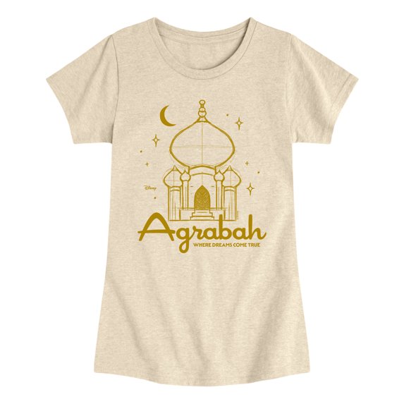 Disney - Agrabah - Youth Girls Fitted Short Sleeve T-Shirt - Walmart.com