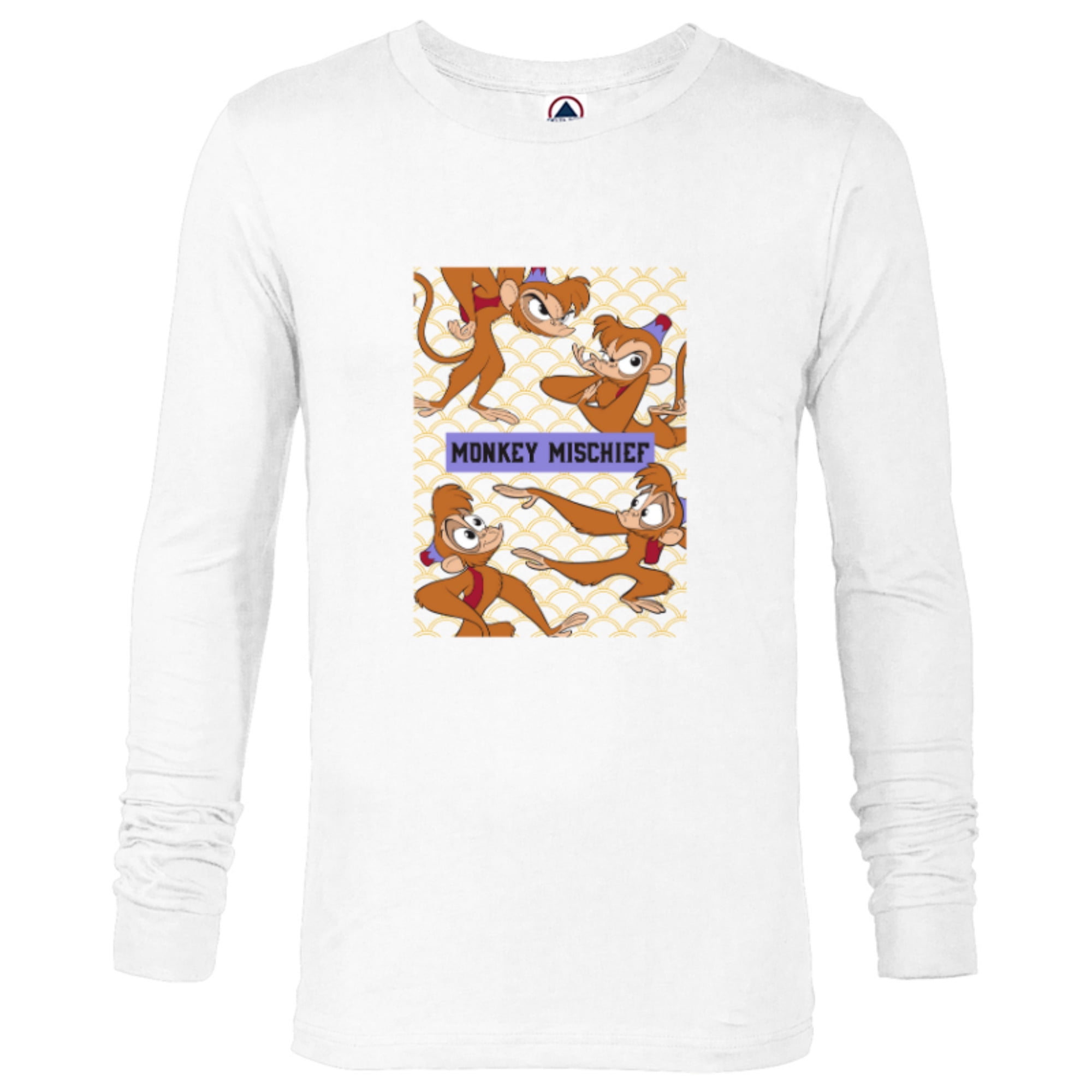 Disney Aladdin Abu Monkey Mischief - Long Sleeve T-Shirt for Men ...