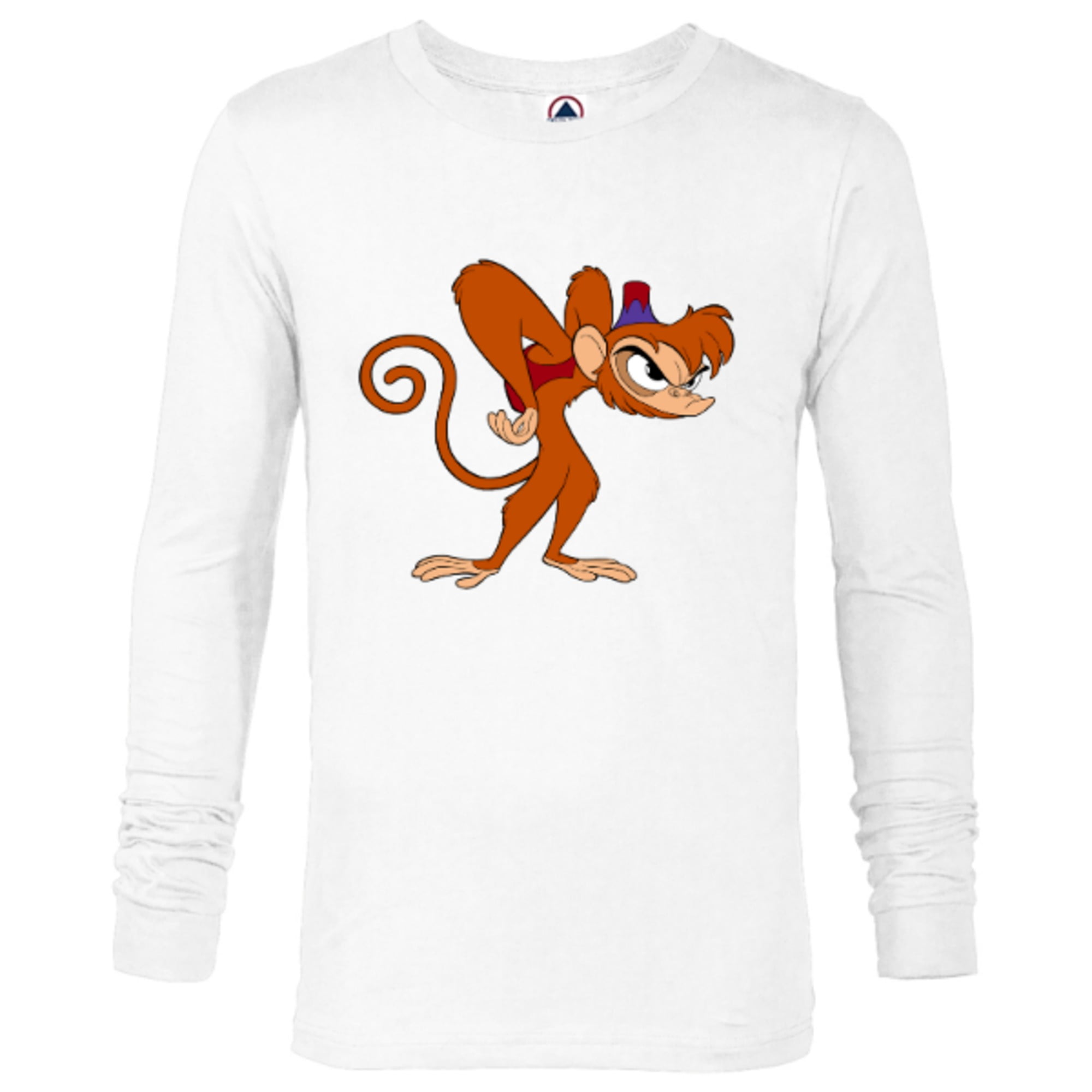 Disney Aladdin Angry Abu 90s T-Shirt - Long Sleeve T-Shirt for Men ...