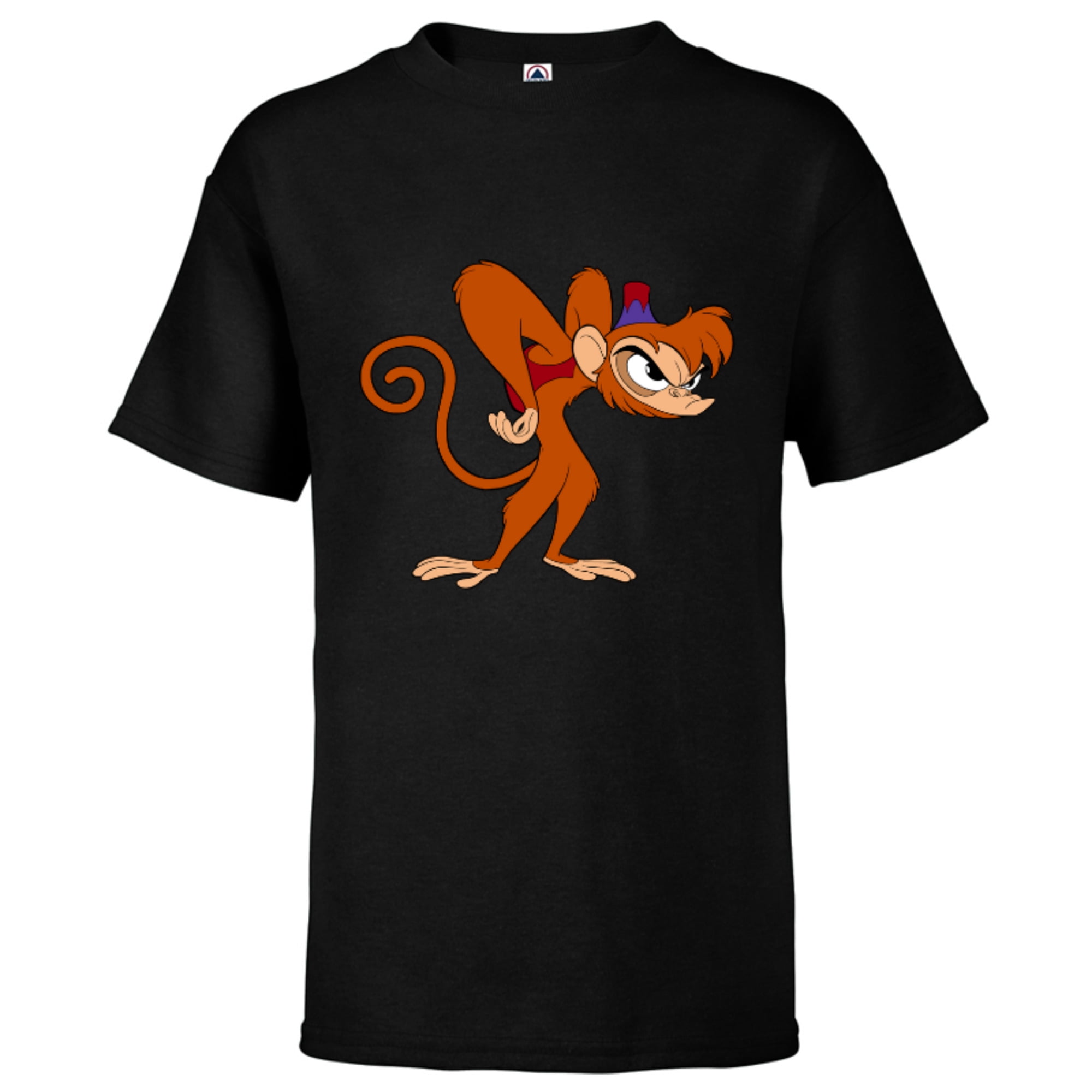 Disney Aladdin Angry Abu 90s T-Shirt - Short Sleeve T-Shirt for Kids ...