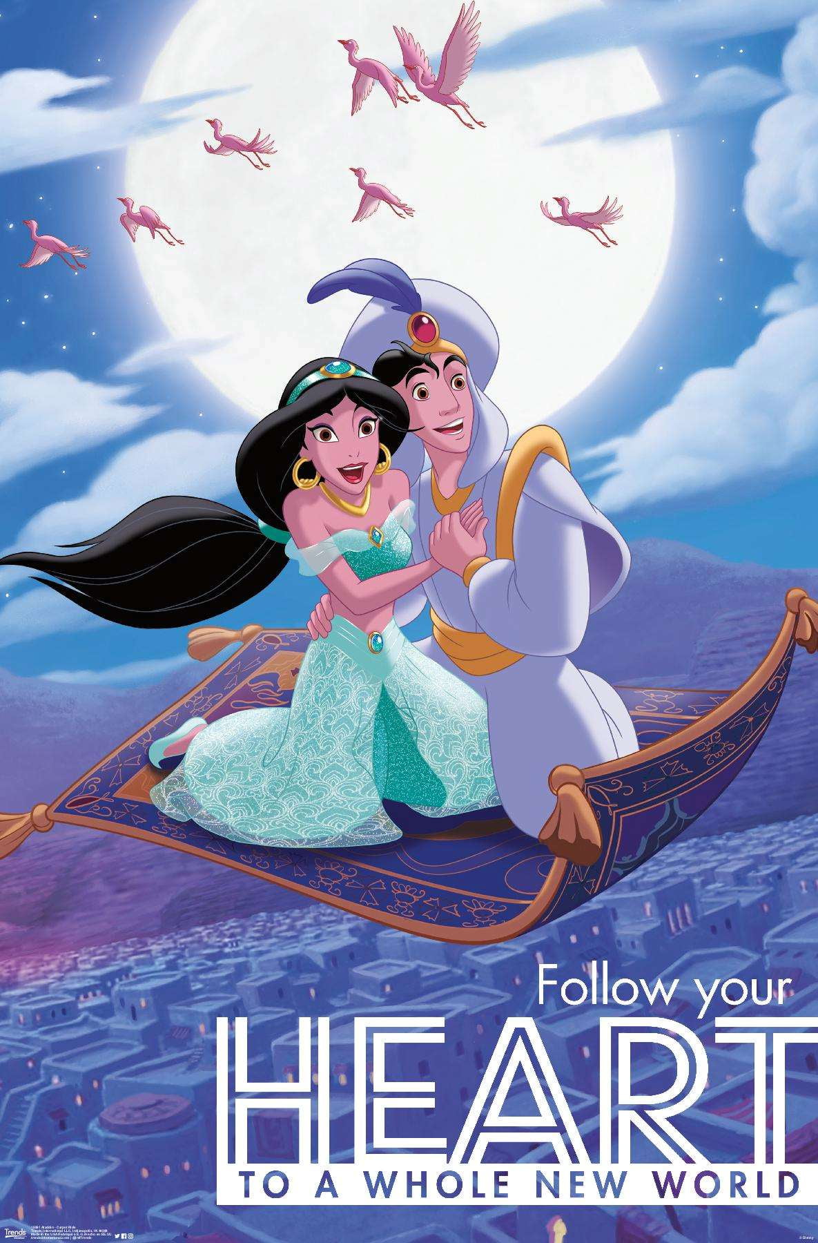 Disney Aladdin - Carpet Ride Wall Poster, 14.725" x 22.375" - Walmart.com