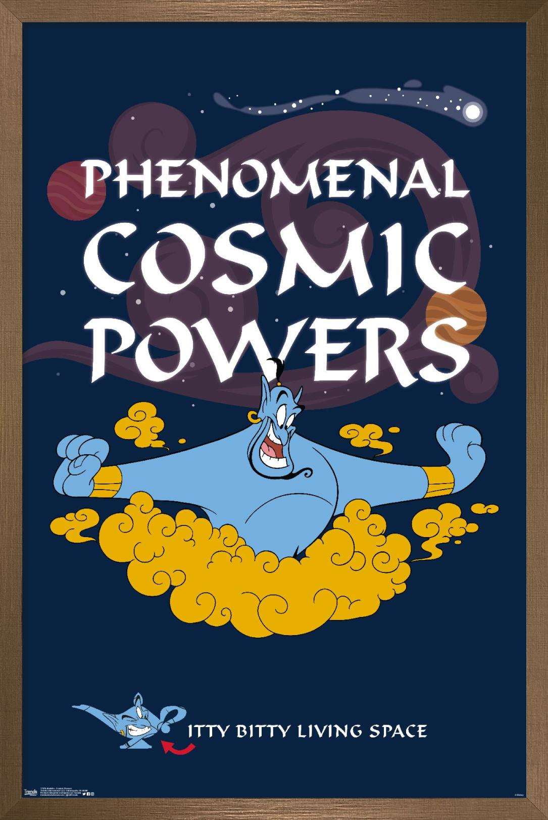 Disney Aladdin - Cosmic Powers Wall Poster, 22.375" x 34", Framed ...