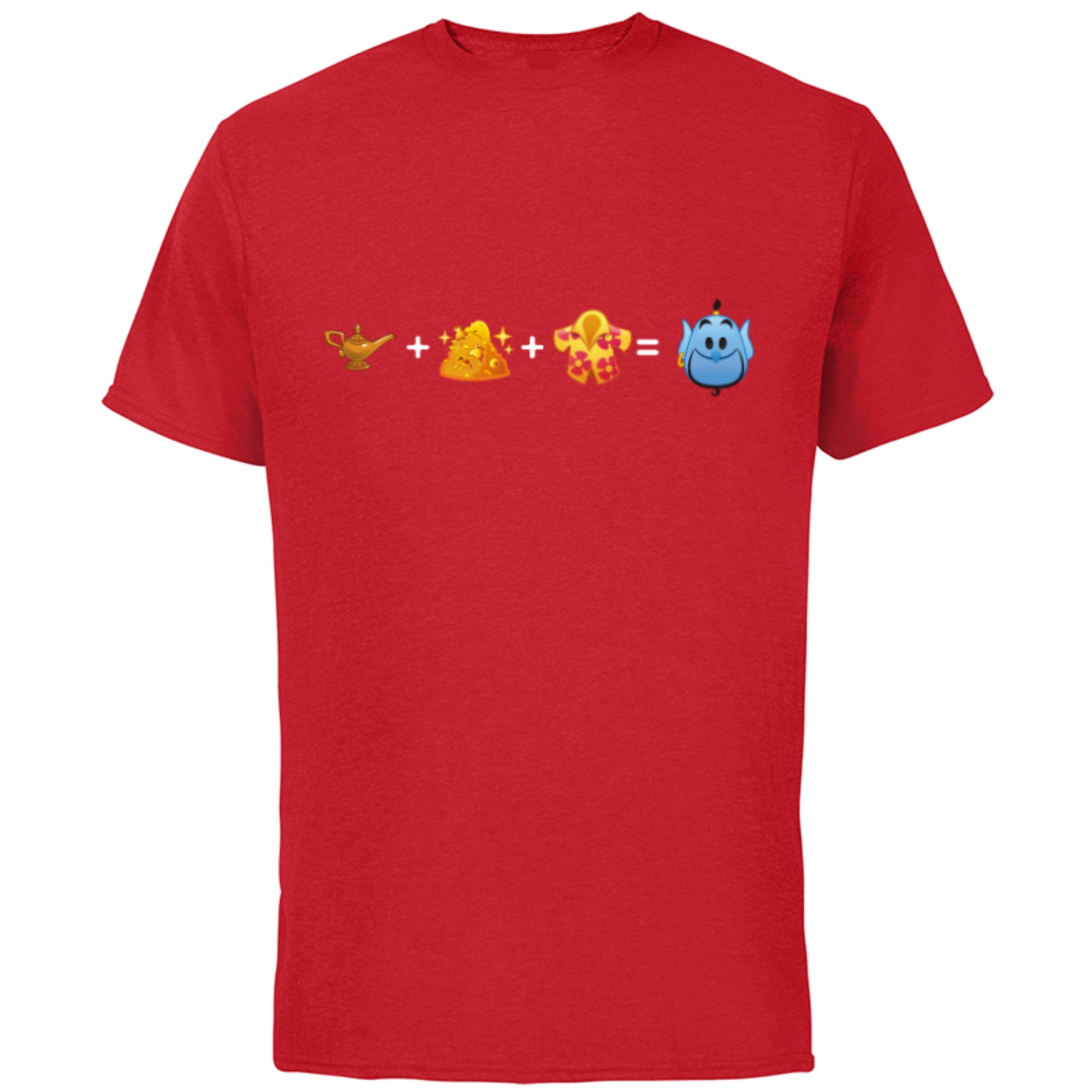 Disney Aladdin Genie Emoji Code Formula - Short Sleeve Cotton T-Shirt ...