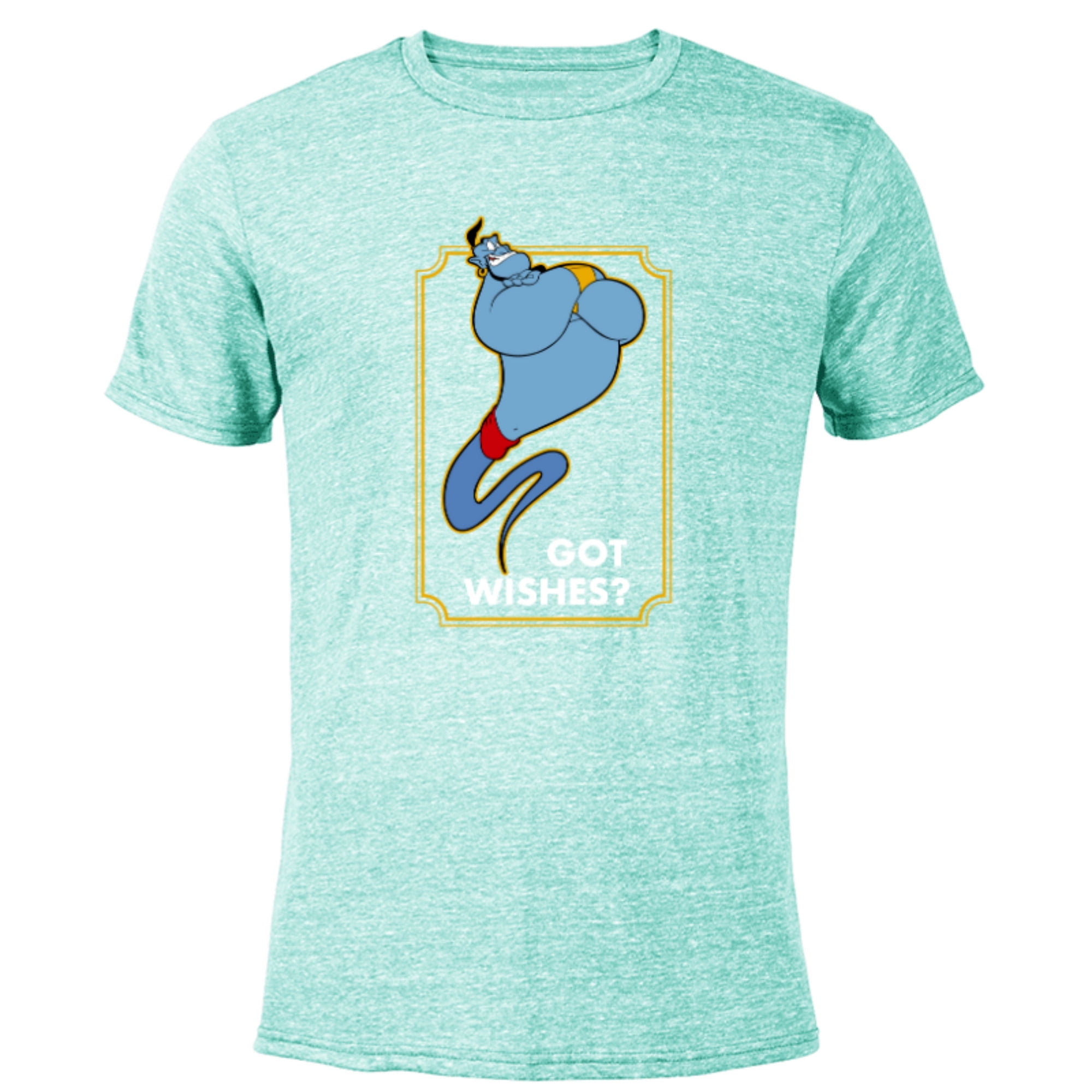 Disney Aladdin Genie Got Wishes Men's - Short Sleeve Blended T-Shirt ...