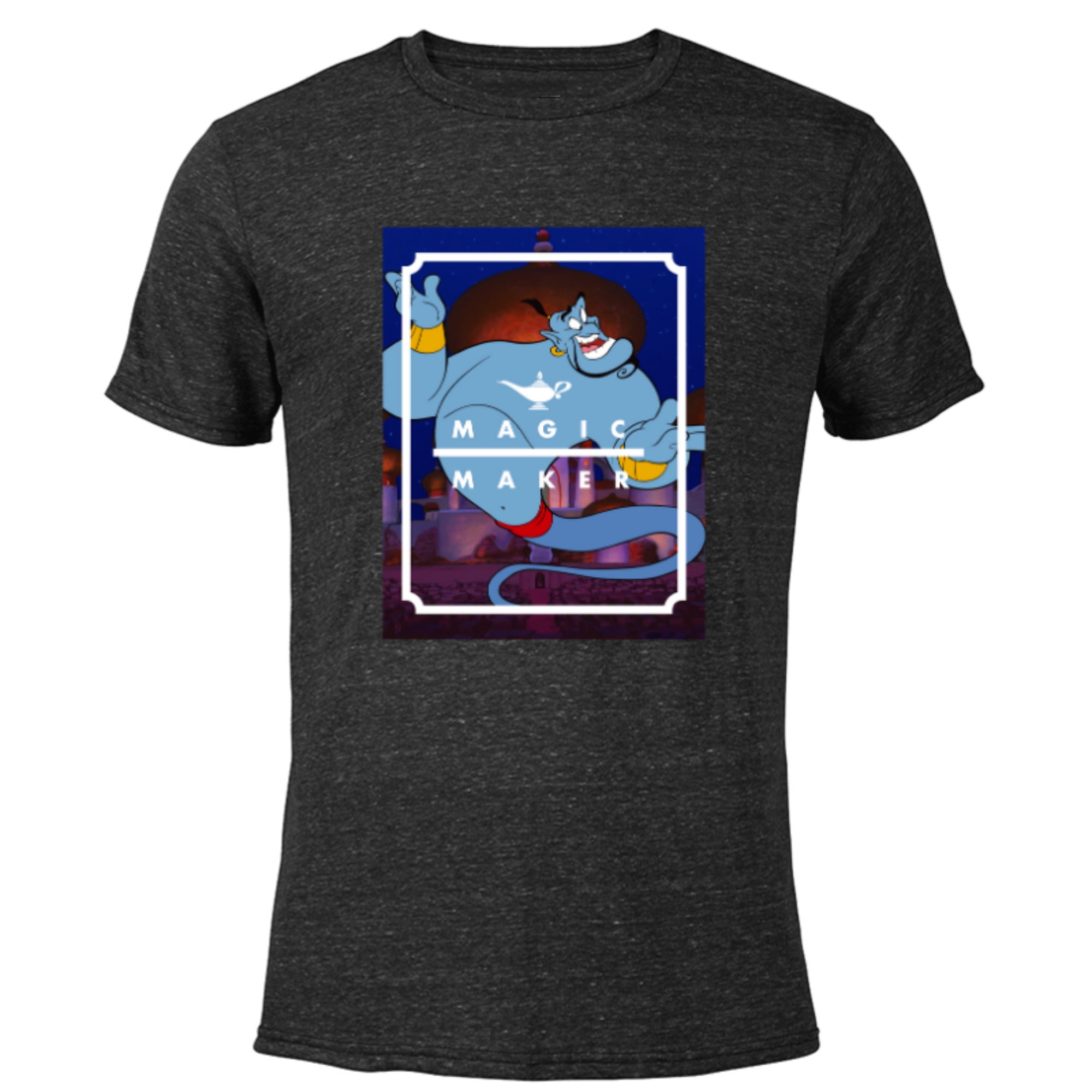 Disney Aladdin Genie Magic Maker - Short Sleeve Blended T-Shirt for ...