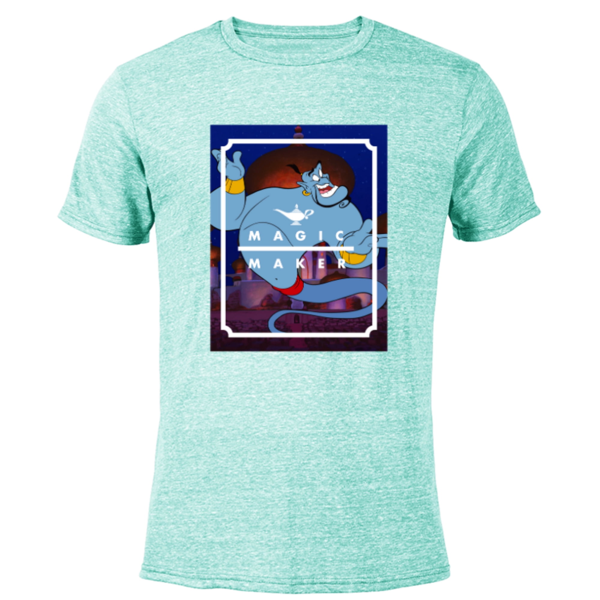 Disney Aladdin Genie Magic Maker - Short Sleeve Blended T-Shirt for ...