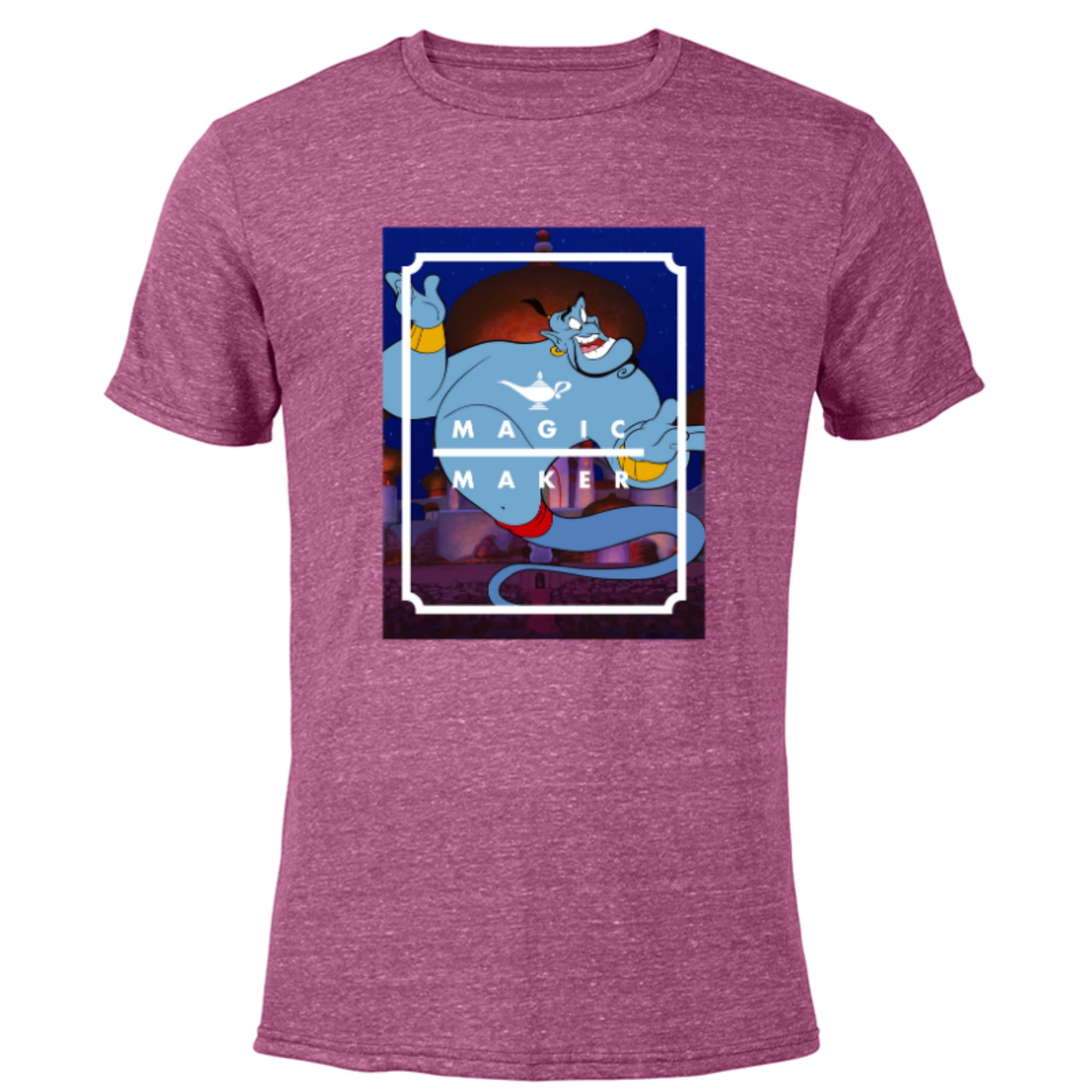 Disney Aladdin Genie Magic Maker - Short Sleeve Blended T-Shirt for ...