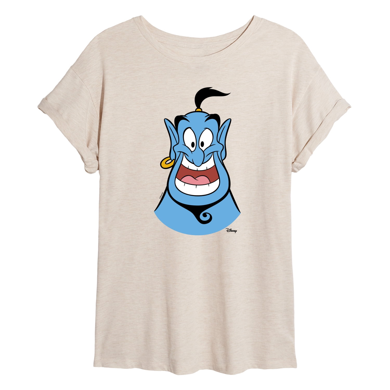 Disney Aladdin - Genie is Surprised - Juniors Ideal Flowy Muscle T ...