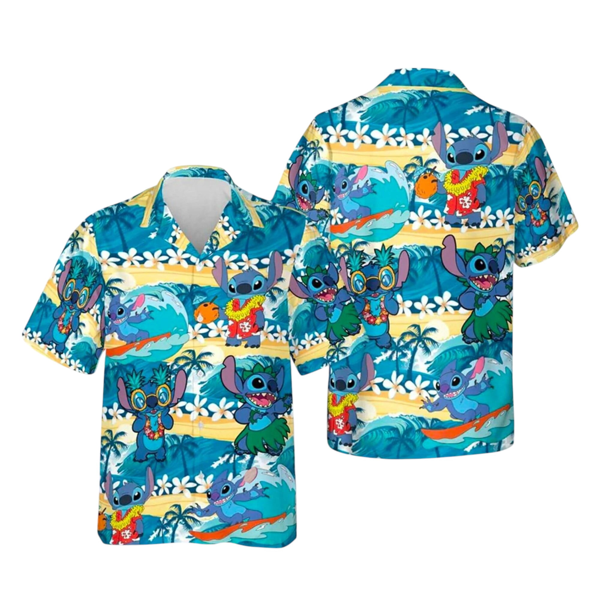 Disney Aladdin Hawaiian Shirt, Magic Carpet Summer Design - Walmart.com