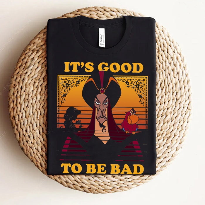 Disney Aladdin Jafar Good To Be Bad Dusk Colors T-Shirt, Disneyland ...
