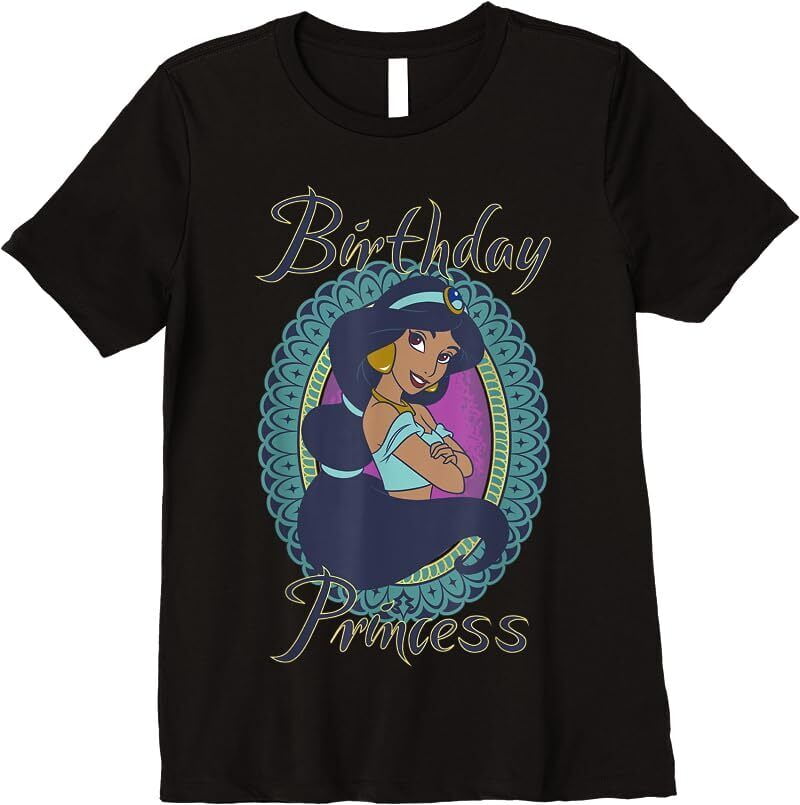 Disney Aladdin Jasmine Birthday Princess T-Shirts - Walmart.com