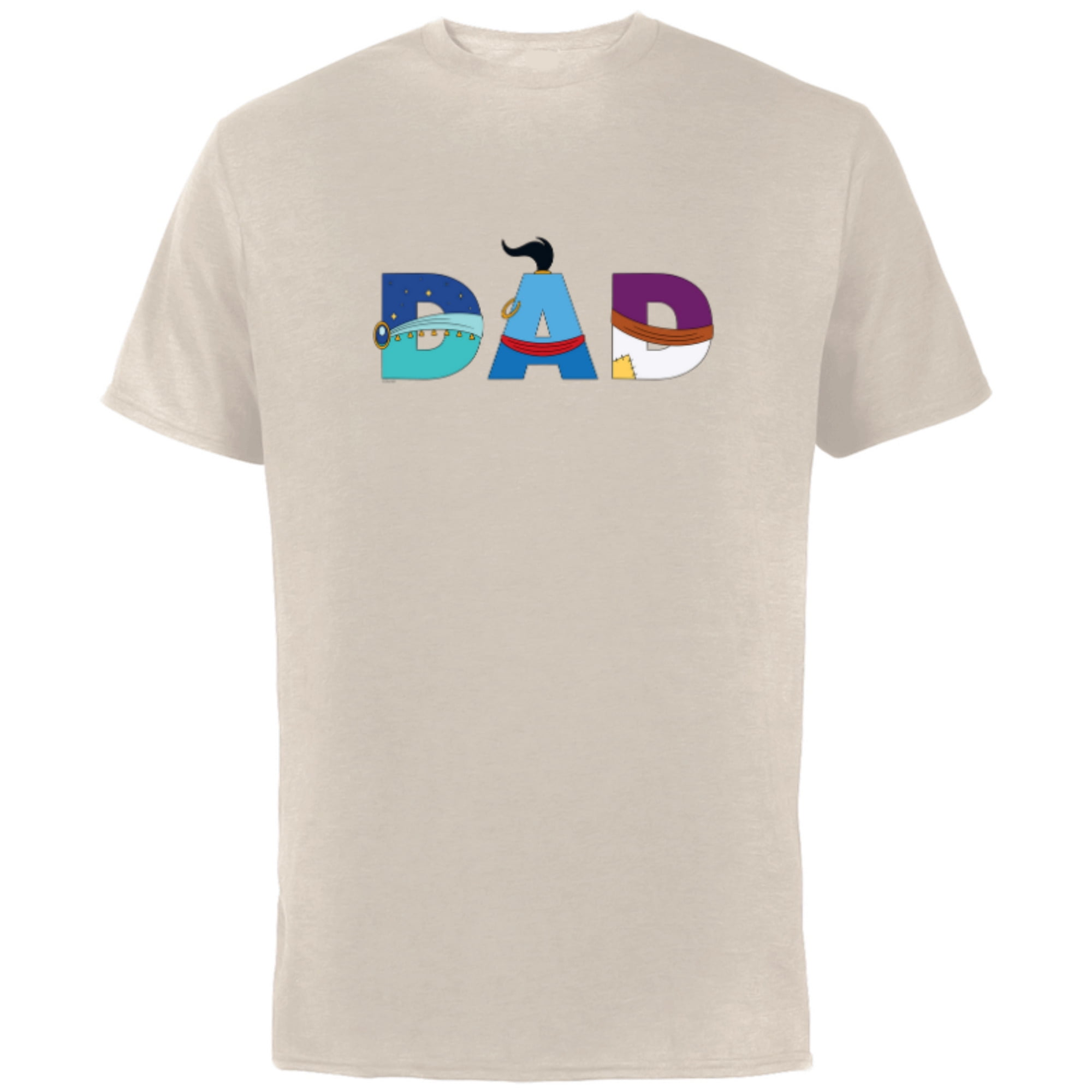 Disney Aladdin Jasmine Genie Father’s Day Birthday Dad - Short Sleeve ...