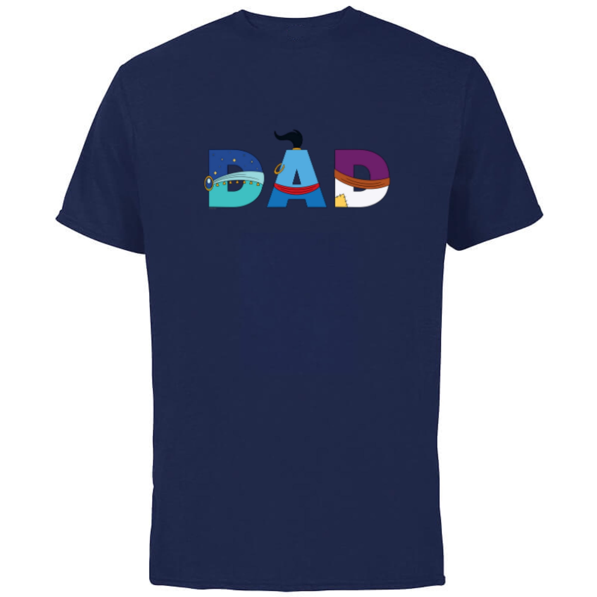 Disney Aladdin Jasmine Genie Father’s Day Birthday Dad - Short Sleeve ...